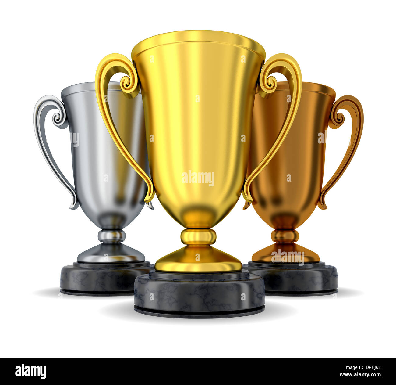 Three world cup (done in 3d, isolated Stock Photo - Alamy