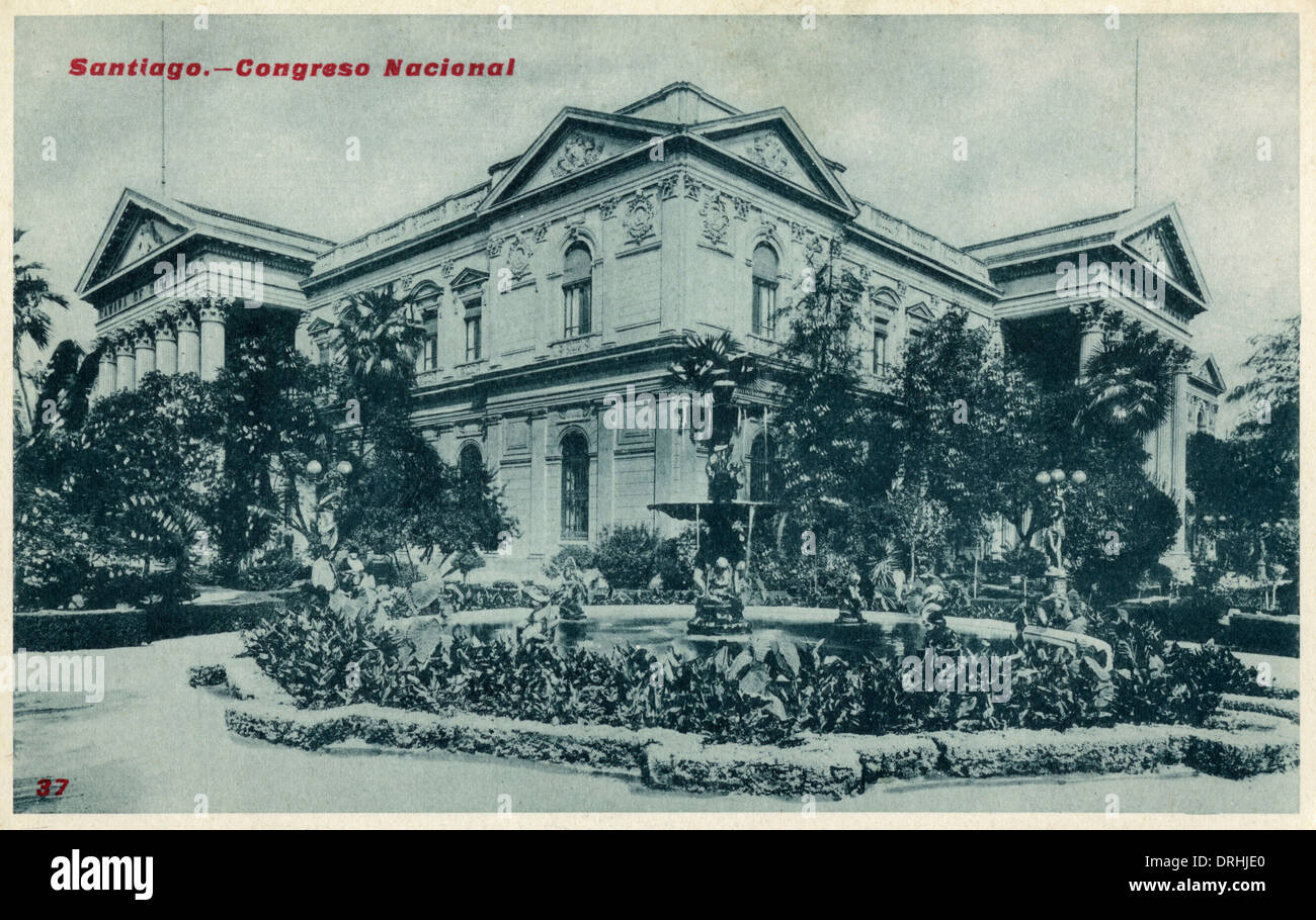 Chile - Santiago - The National Congress Building Stock Photo - Alamy