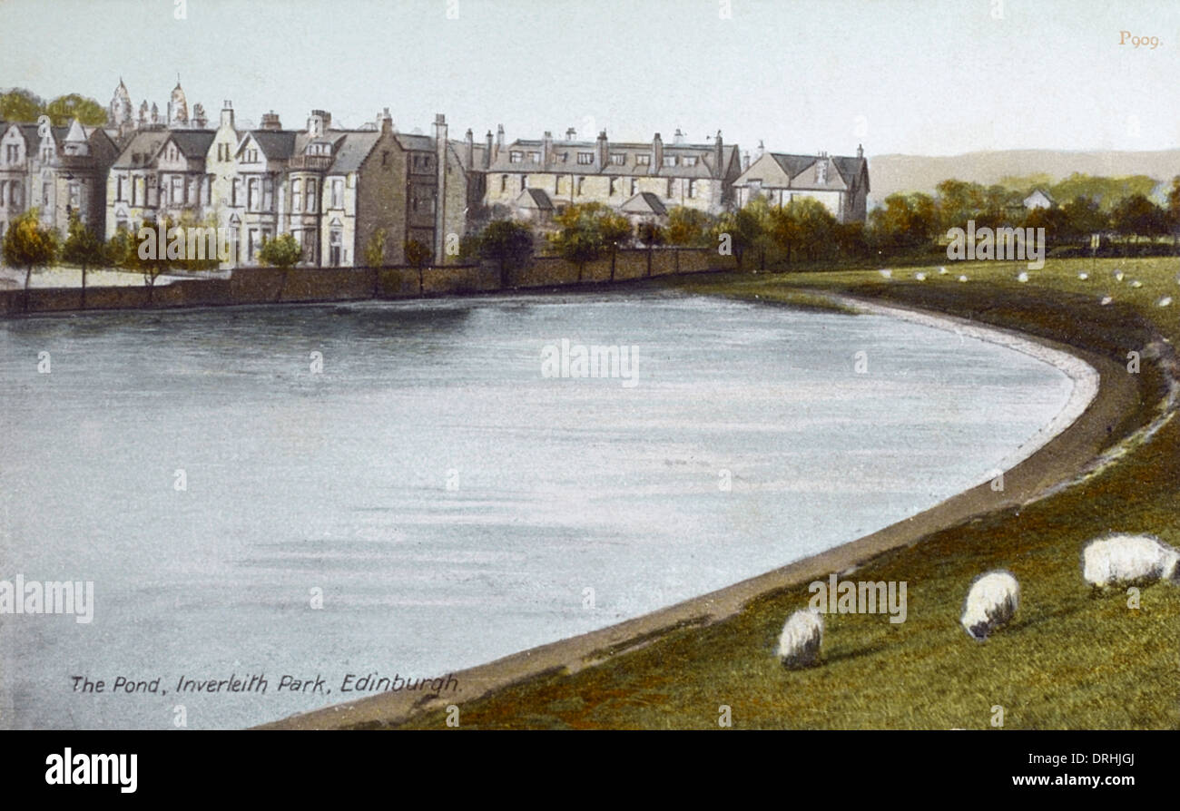 The Pond - Inverleith, Edinburgh Stock Photo - Alamy