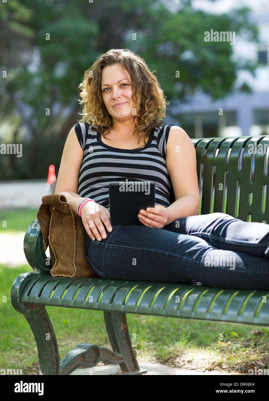 College student sitting on outdoor hi-res stock photography and images ...