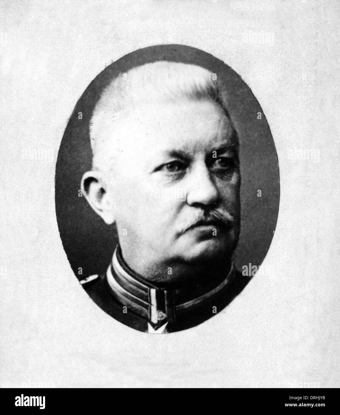 General Paul von Hindenburg, German army officer Stock Photo - Alamy