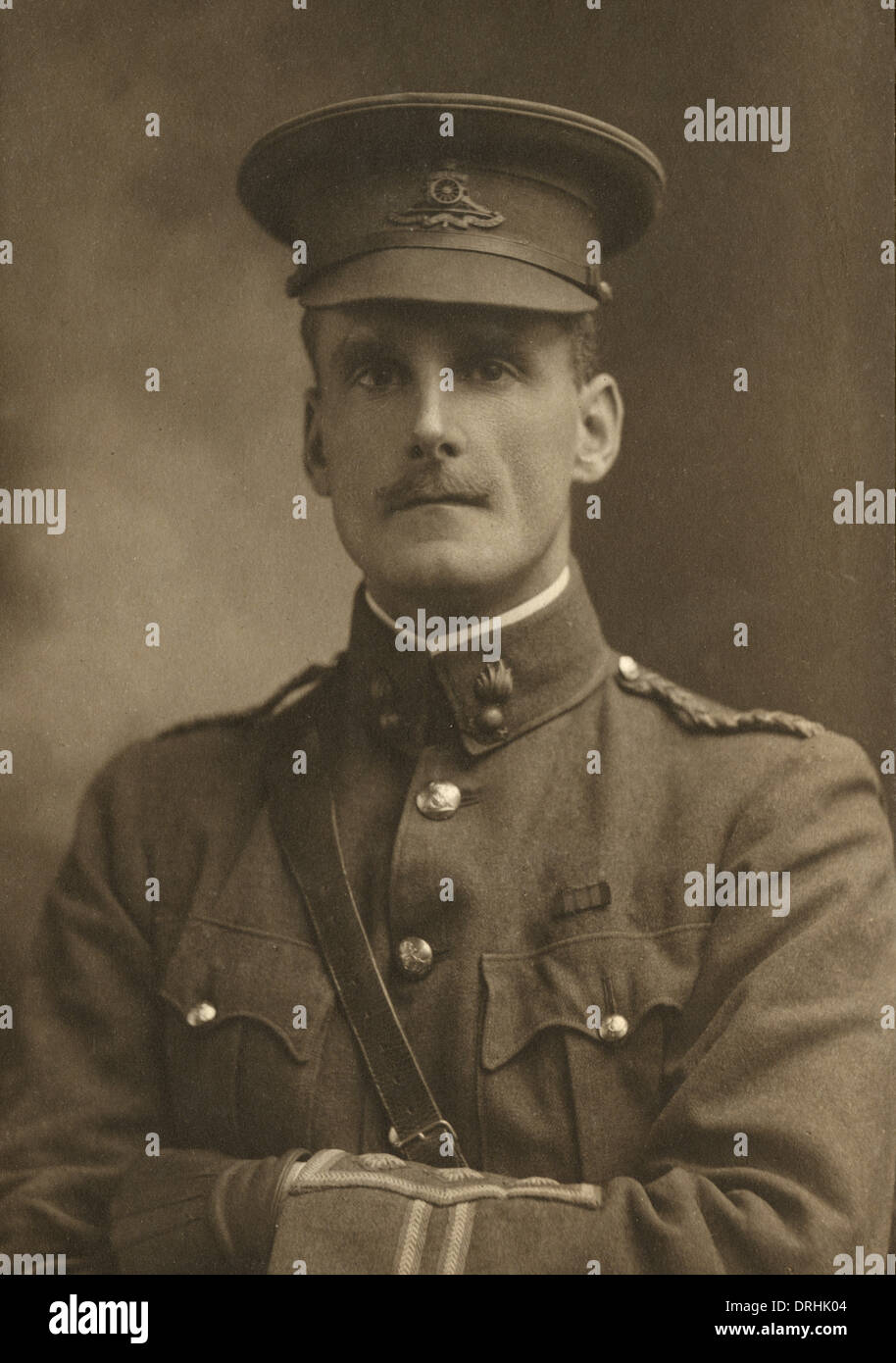 Major A E Steel, British army officer, WW1 Stock Photo - Alamy