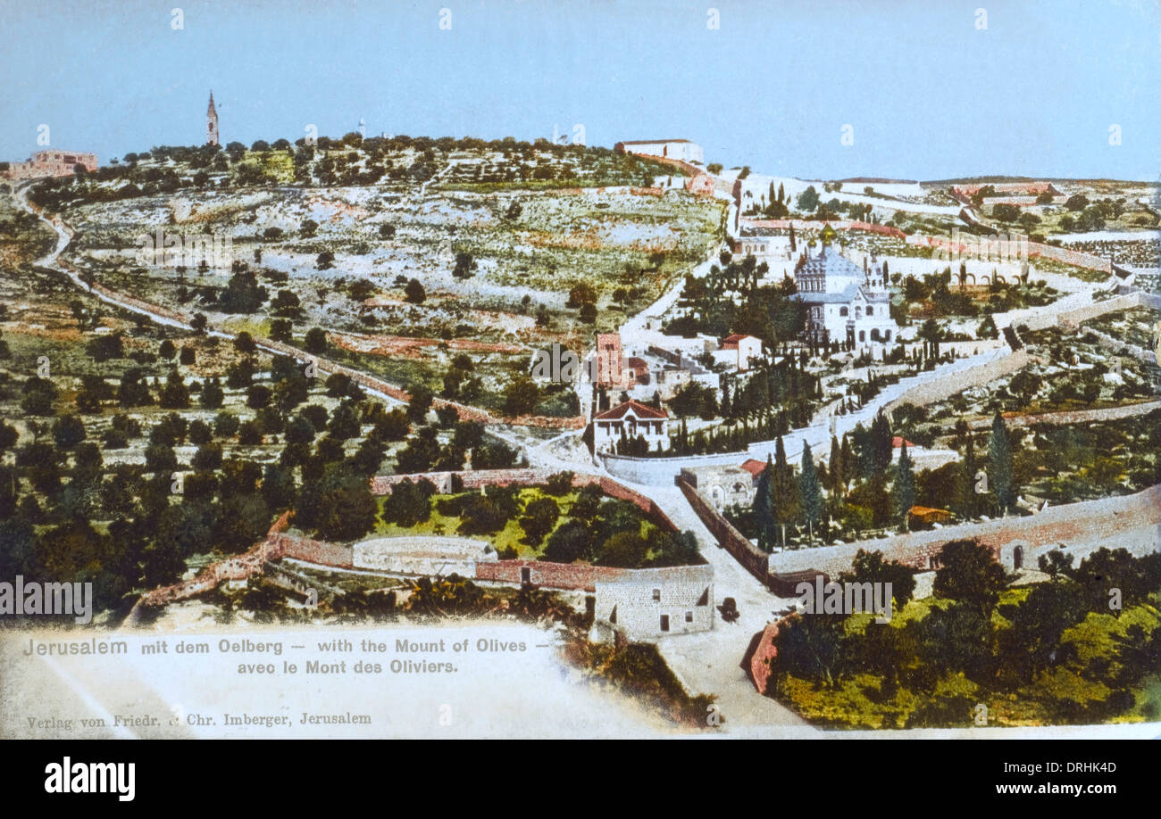 View of the Mount of Olives, Jerusalem, Israel Stock Photo - Alamy