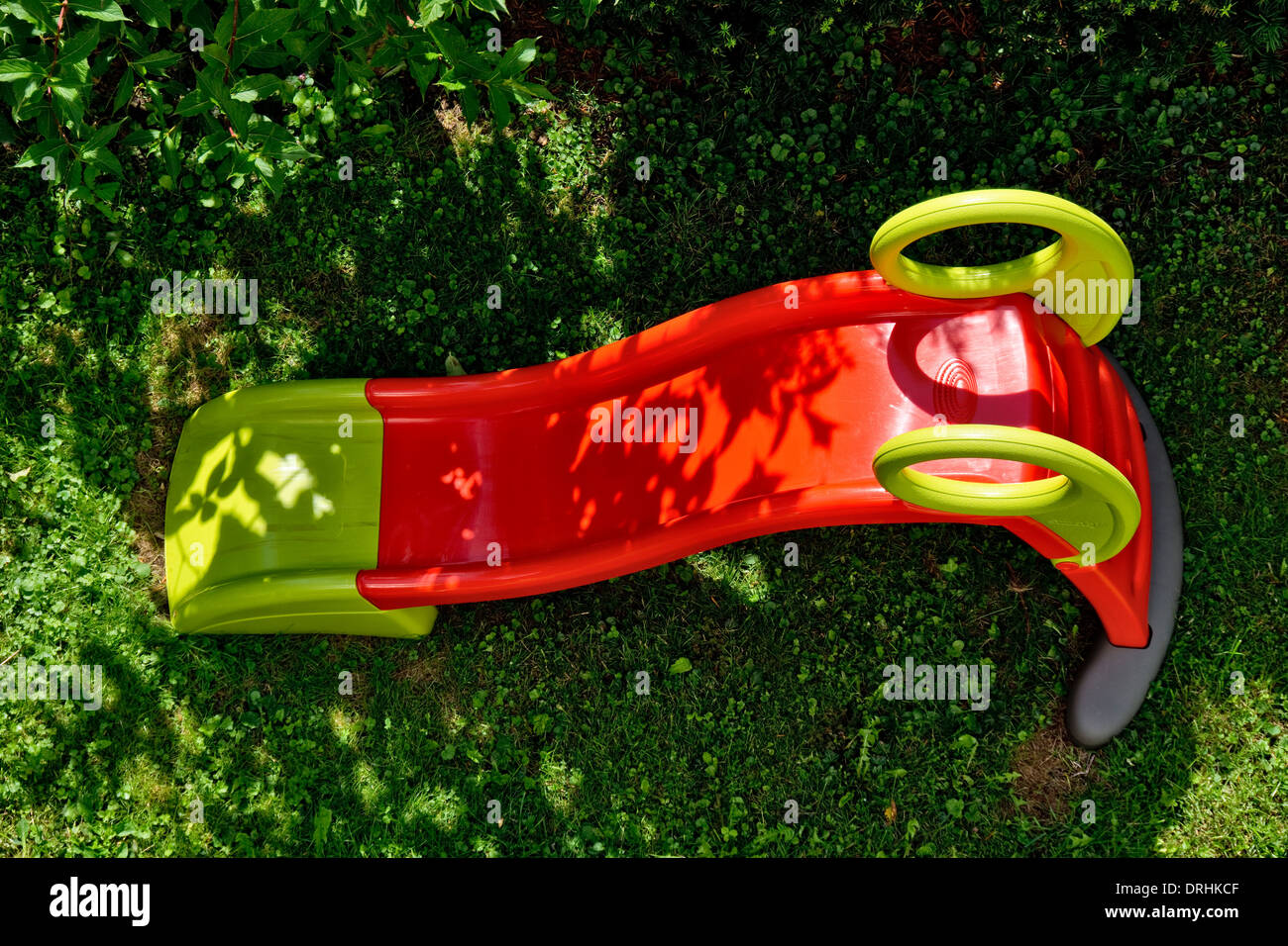 Garden slide, view from above Stock Photo - Alamy