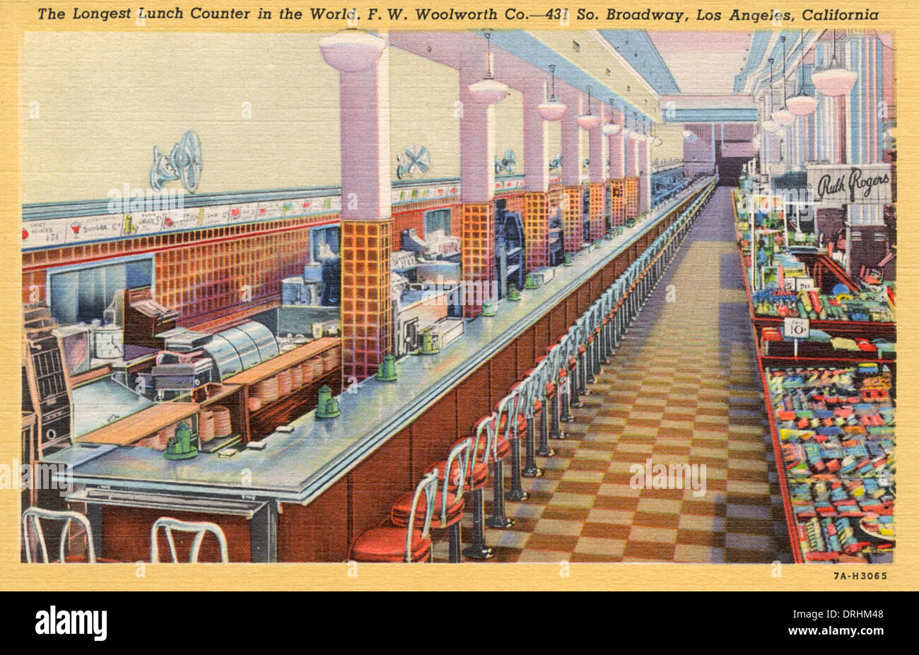 Woolworth lunch counter hi-res stock photography and images - Alamy