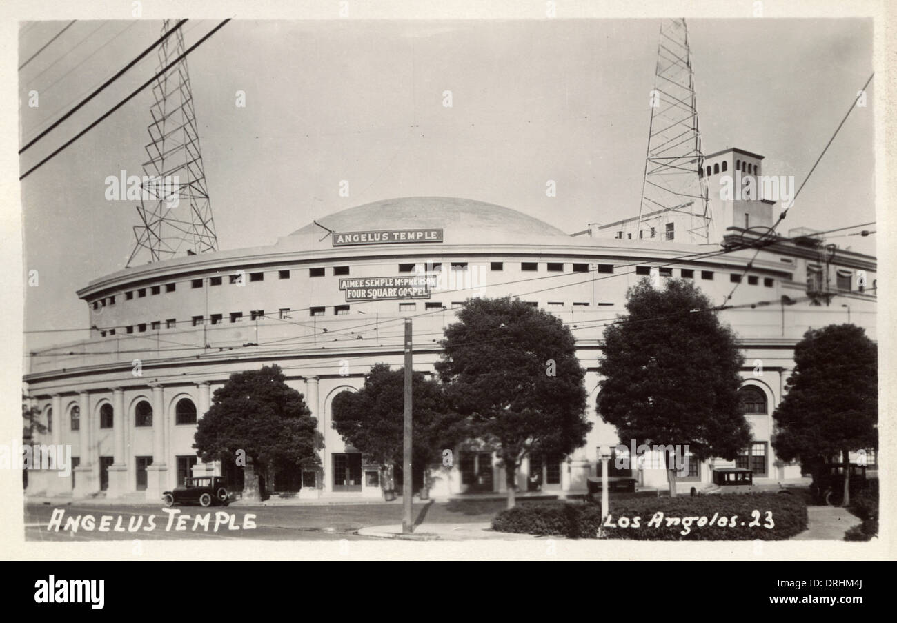 Angelus Temple, Los Angeles, California, USA Stock Photo - Alamy