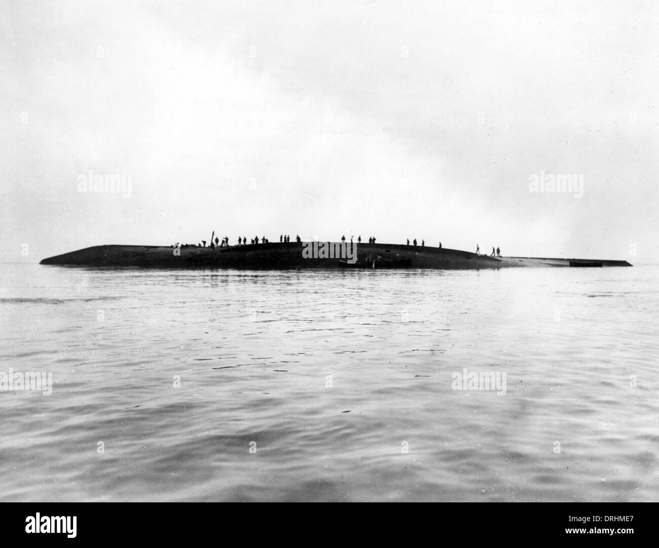 SMS Yorck mined near Wilhelmshaven, WW1 Stock Photo - Alamy