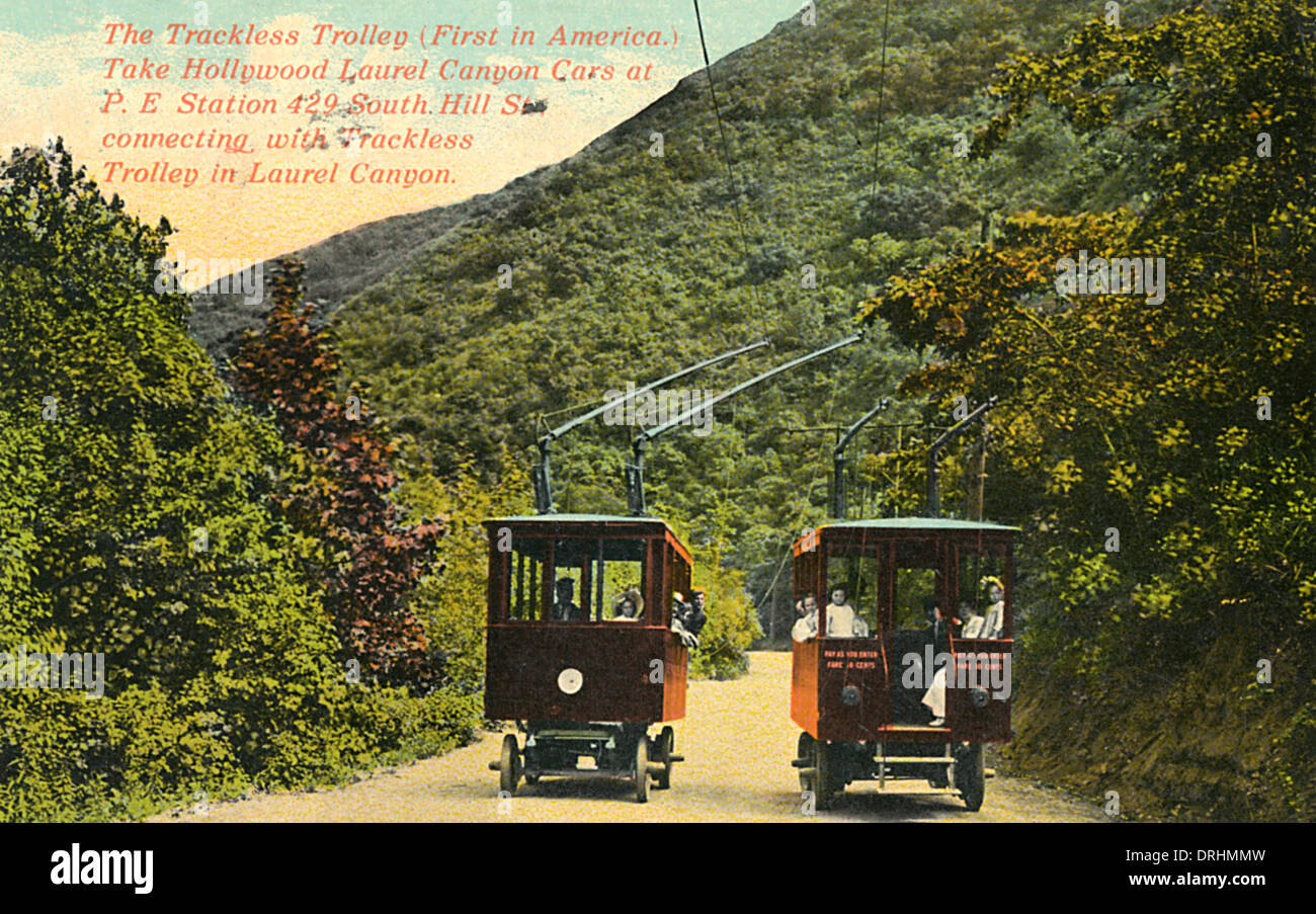 Trackless trolley hi-res stock photography and images - Alamy