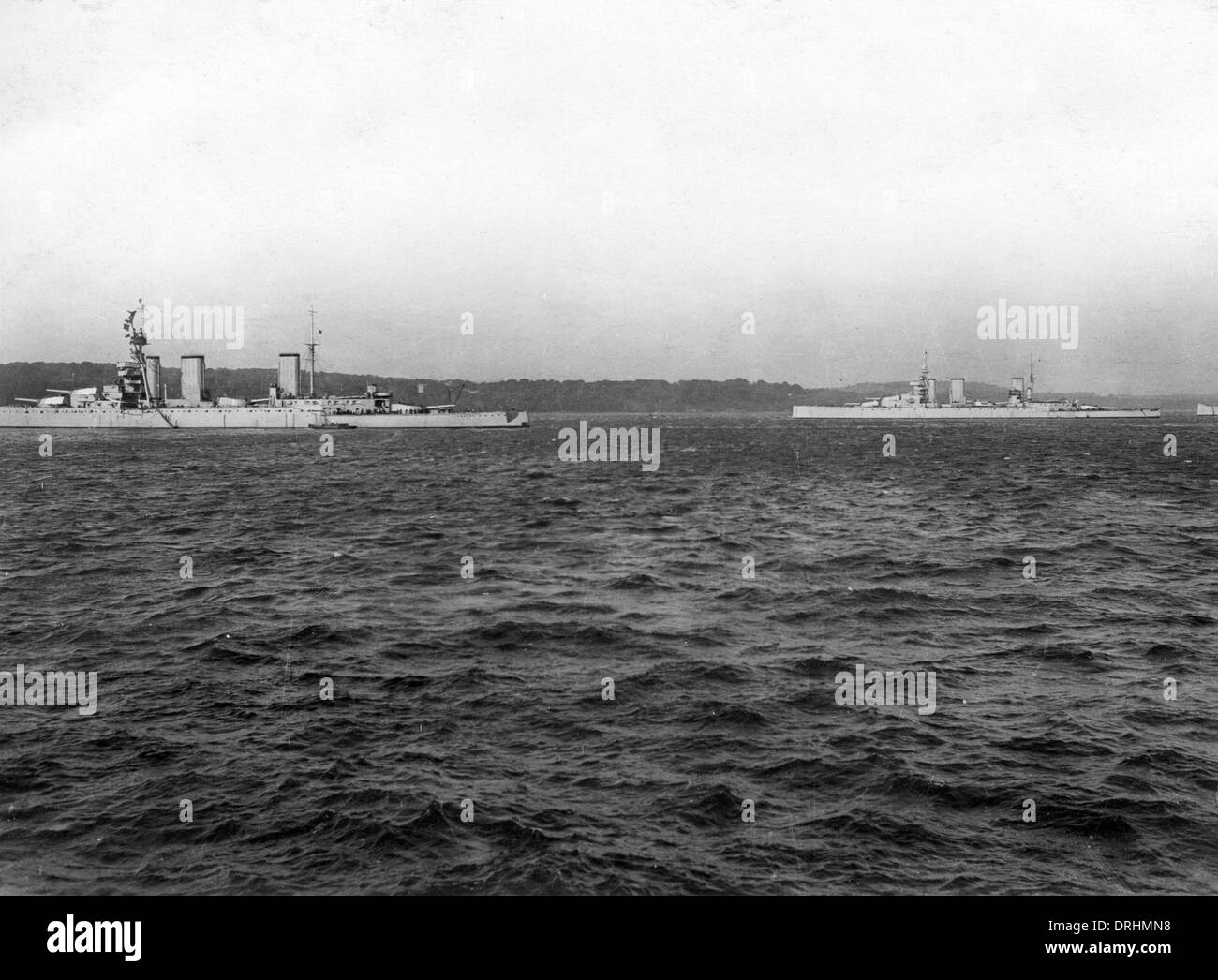 HMS Lion and HMS Princess Royal, WW1 Stock Photo - Alamy