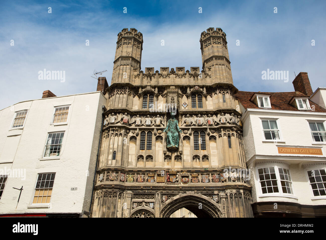 Canterbury Cathedral's Christchurch Gate, Kent Stock Photo - Alamy