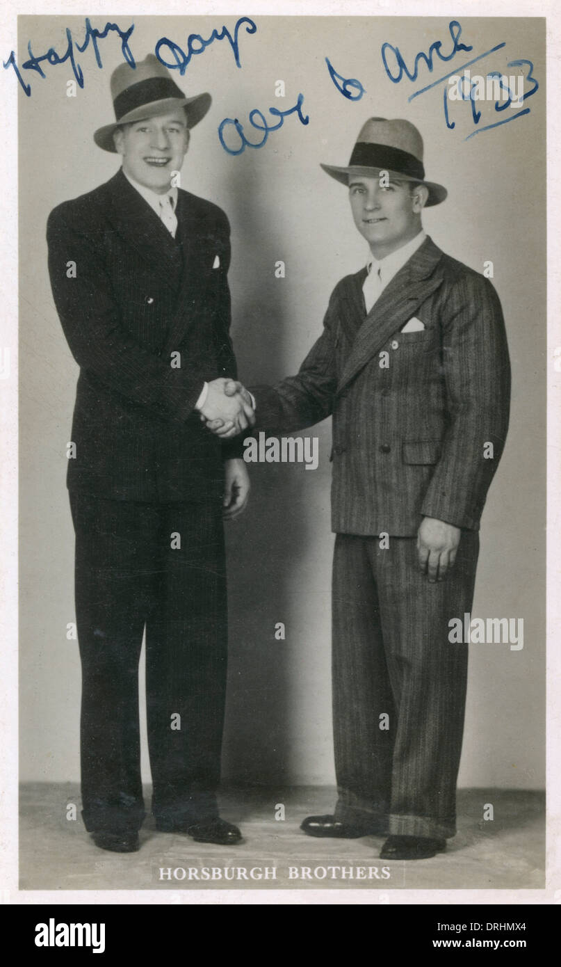 The Horsburgh Brothers, Alex and Archie Stock Photo - Alamy