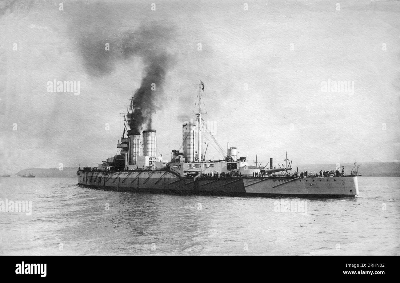 HMS Lion, British battlecruiser, WW1 Stock Photo: 66157842 - Alamy