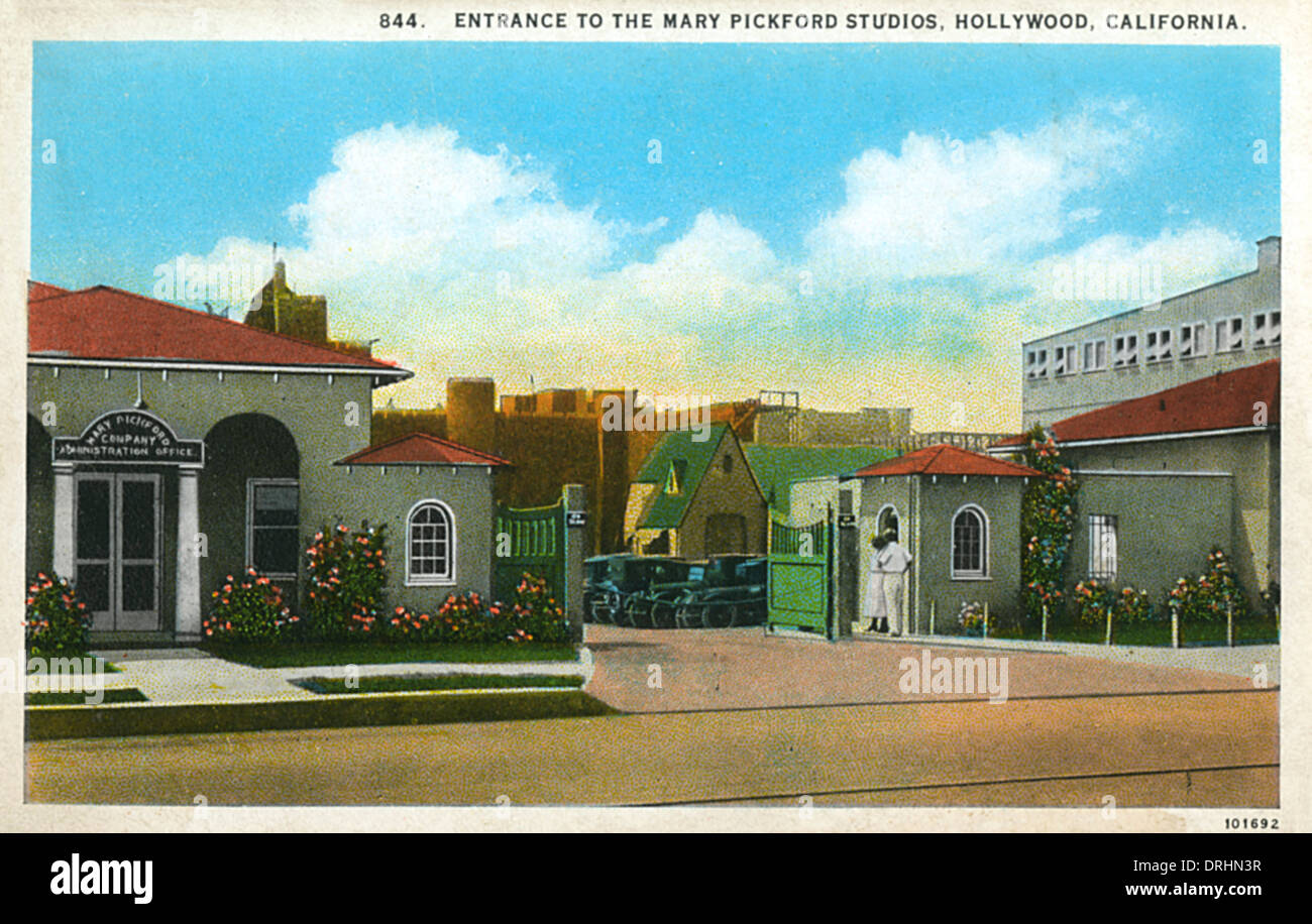 Entrance, Mary Pickford Studios, Hollywood, USA Stock Photo - Alamy