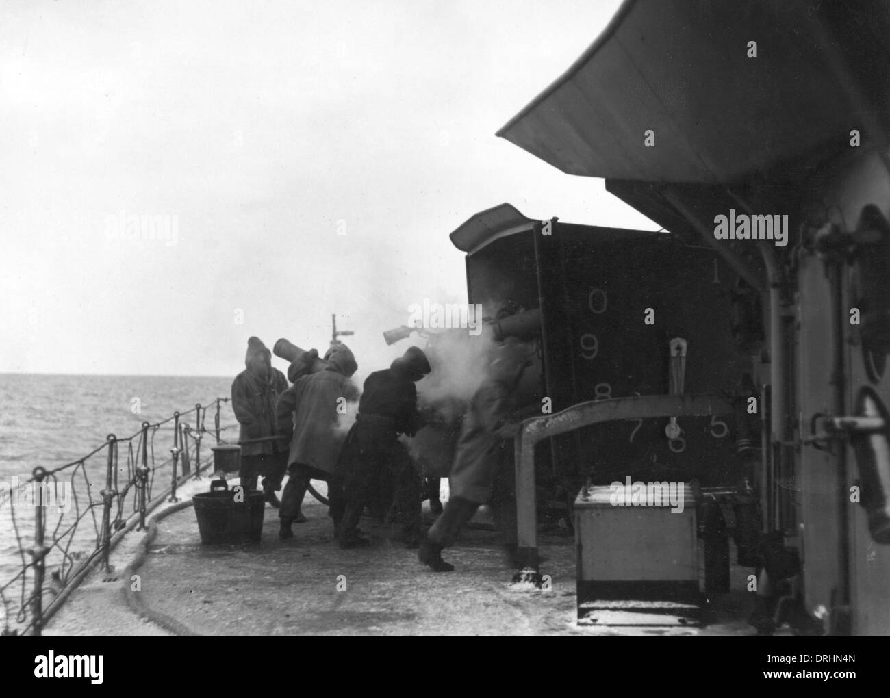 HMS Caradoc, British light cruiser, post-WW1 Stock Photo - Alamy