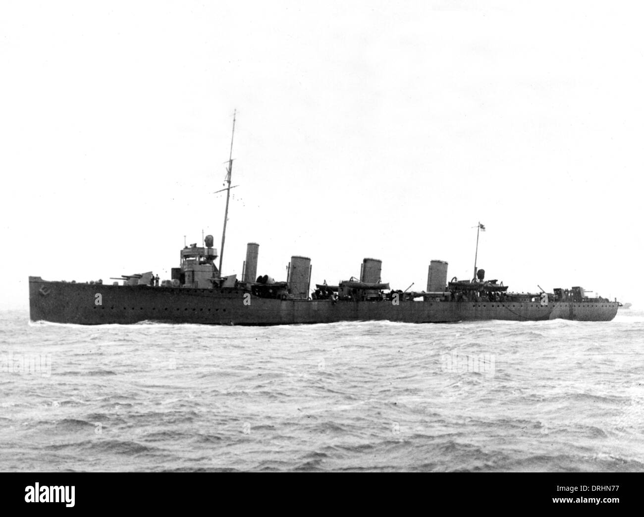 British destroyer wwi hi-res stock photography and images - Alamy