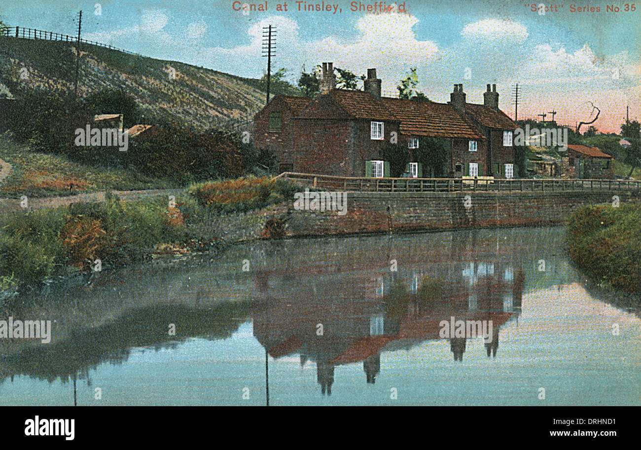 Canal at Tinsley, Sheffield Stock Photo - Alamy