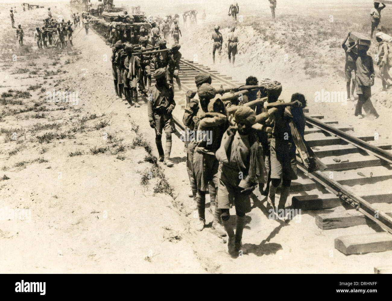 Allied troops in Mesopotamia, WW1 Stock Photo - Alamy