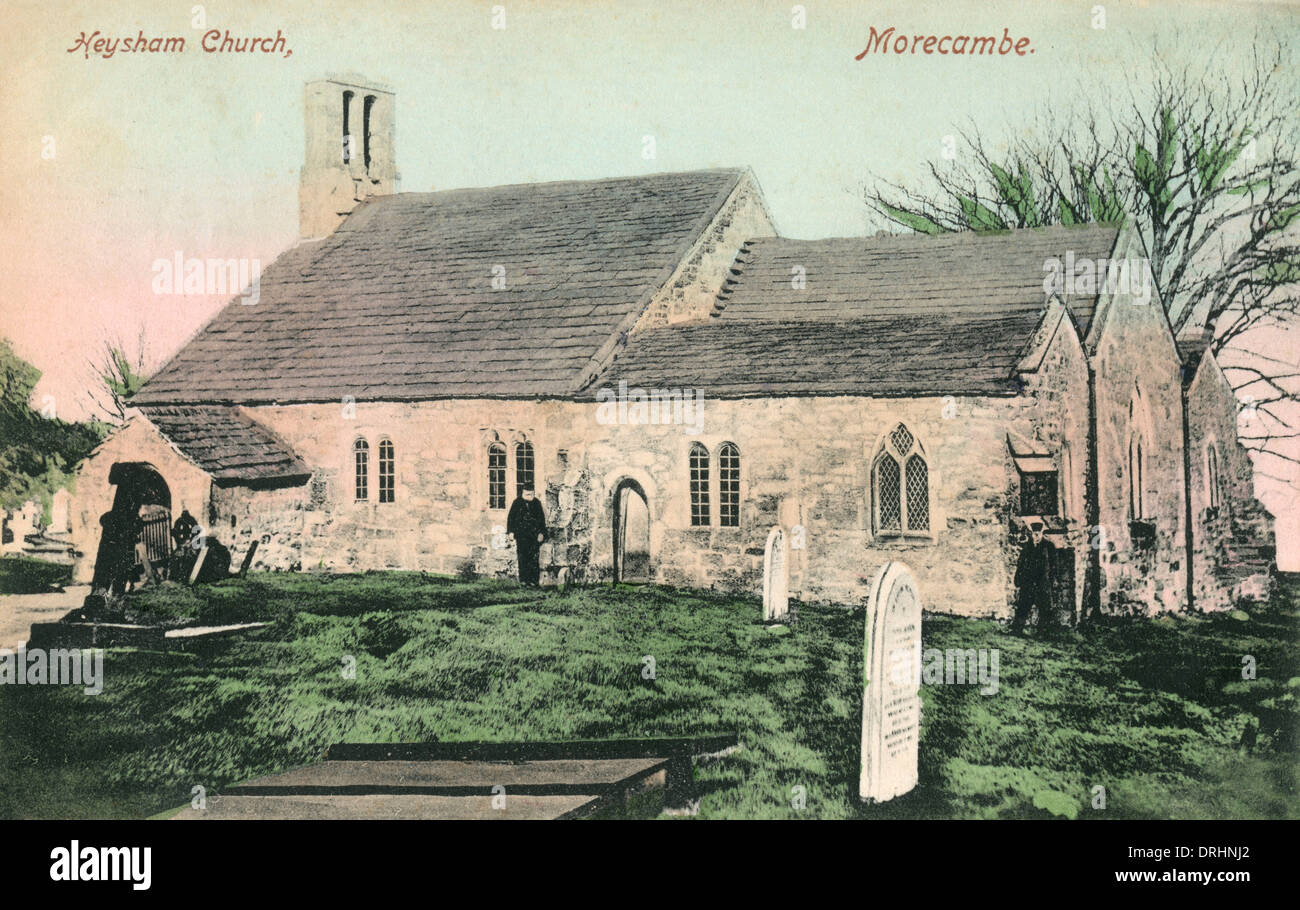 Heysham Church,Morecambe, Lancashire Stock Photo - Alamy