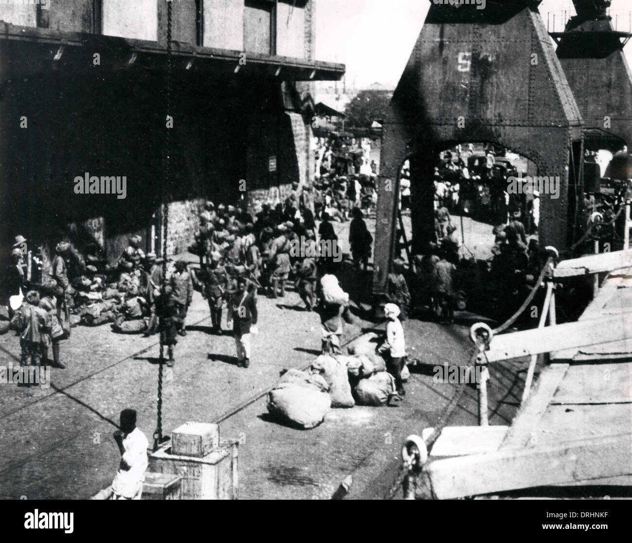 Poona Division at Bombay Dock, India, WW1 Stock Photo - Alamy