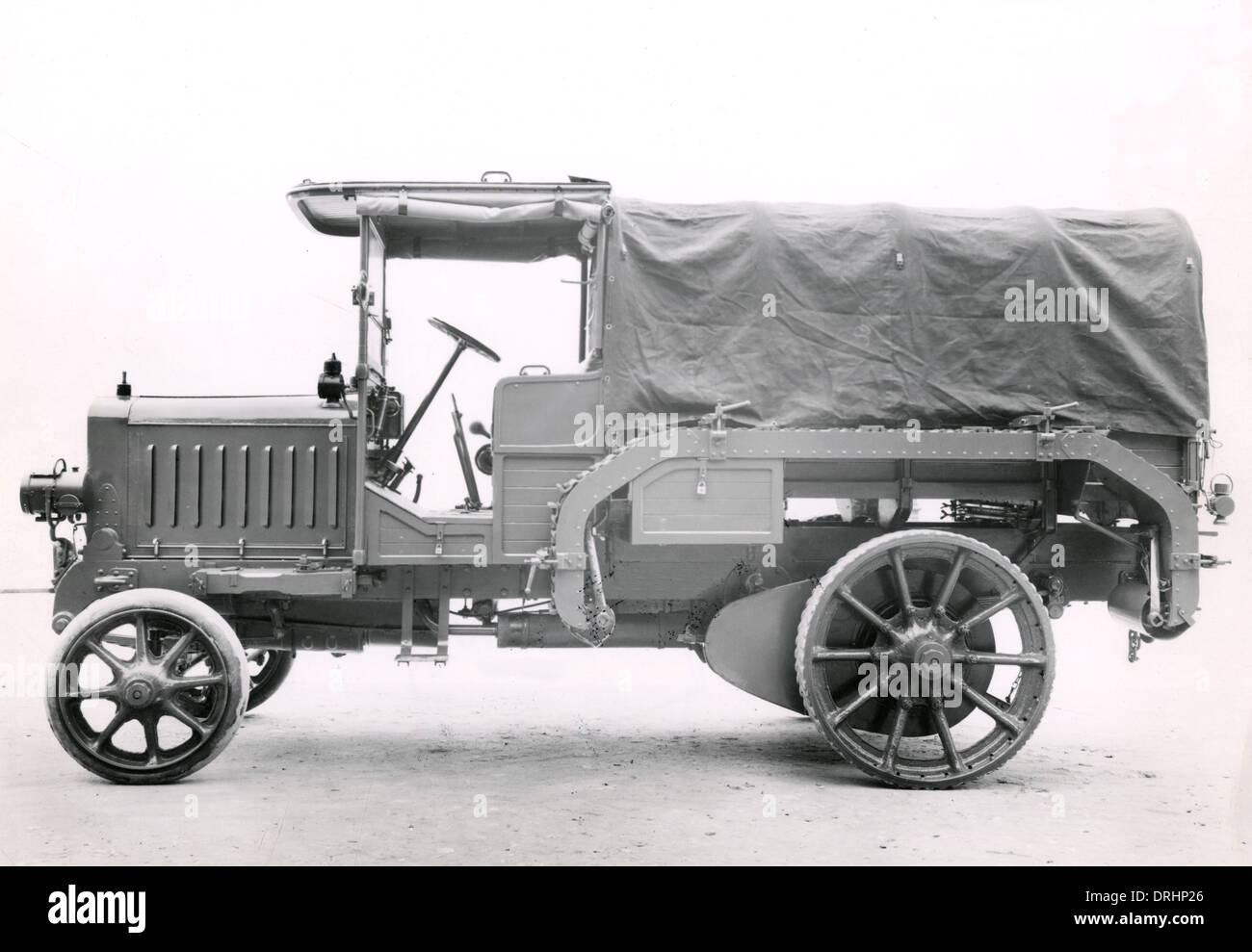 Italian Fiat 20B prime mover in use during WW1 Stock Photo - Alamy