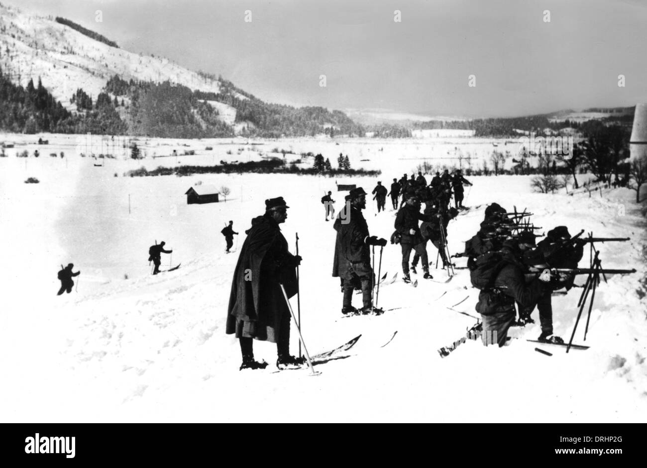 Winter snow in italian Black and White Stock Photos & Images - Alamy