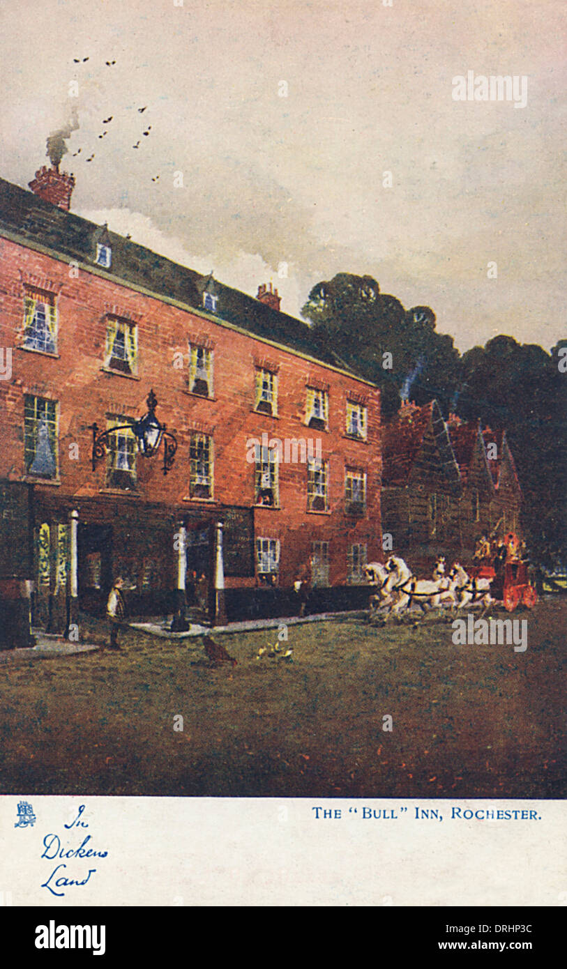 The Bull Inn at Rochester, Kent Stock Photo - Alamy