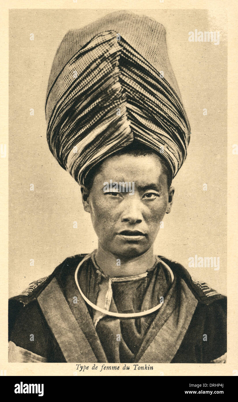 Woman from Vietnam - Tonkin Stock Photo - Alamy