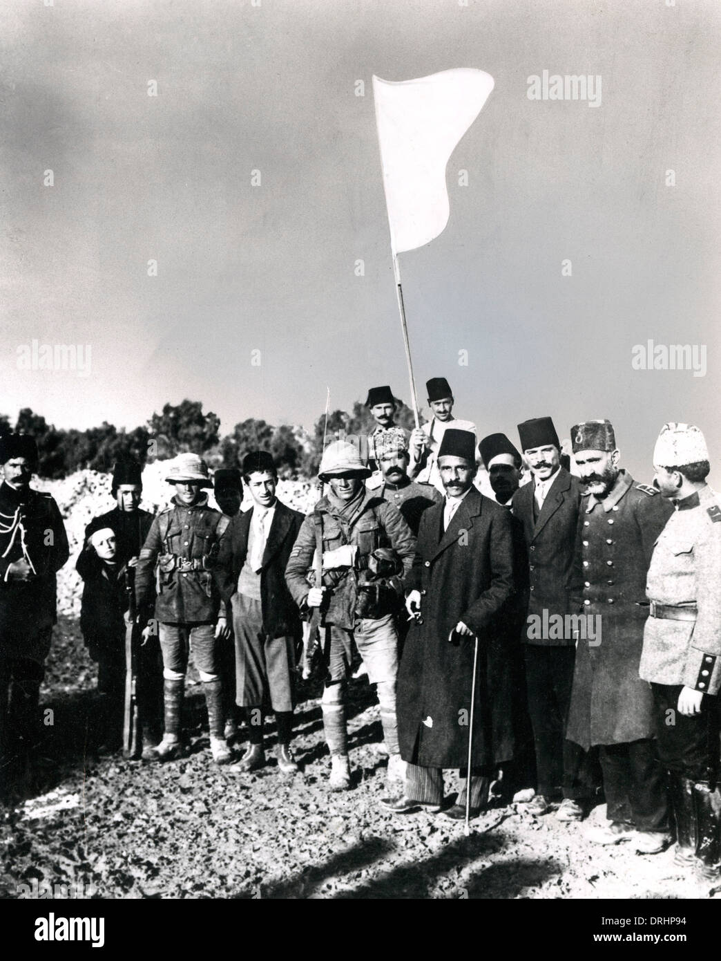 Surrender of Jerusalem to British, Palestine, WW1 Stock Photo - Alamy