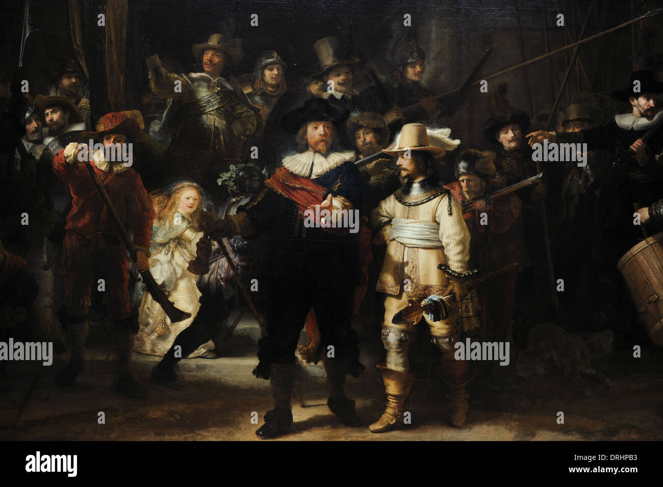 Rembrandt Harmenszoon van Rijn (1606-1669). Dutch painter. The Night ...