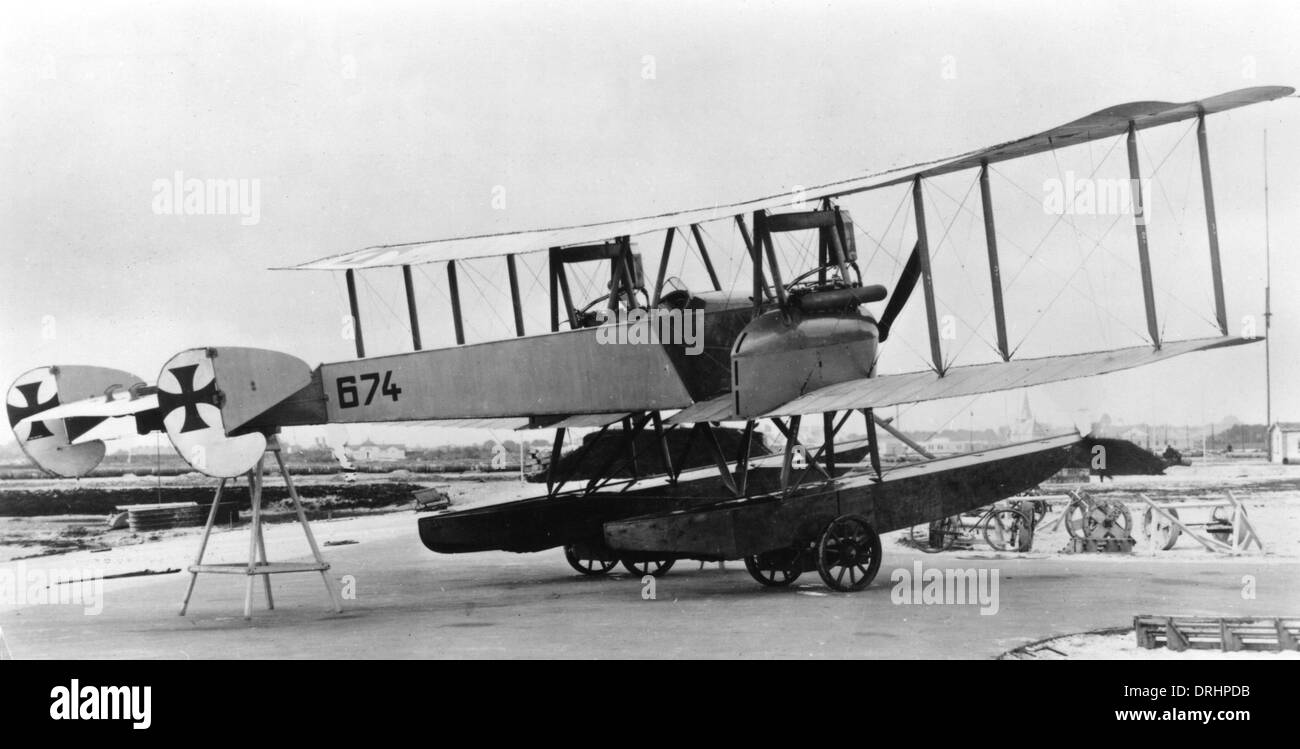 German Gotha WD7 seaplane, WW1 Stock Photo - Alamy