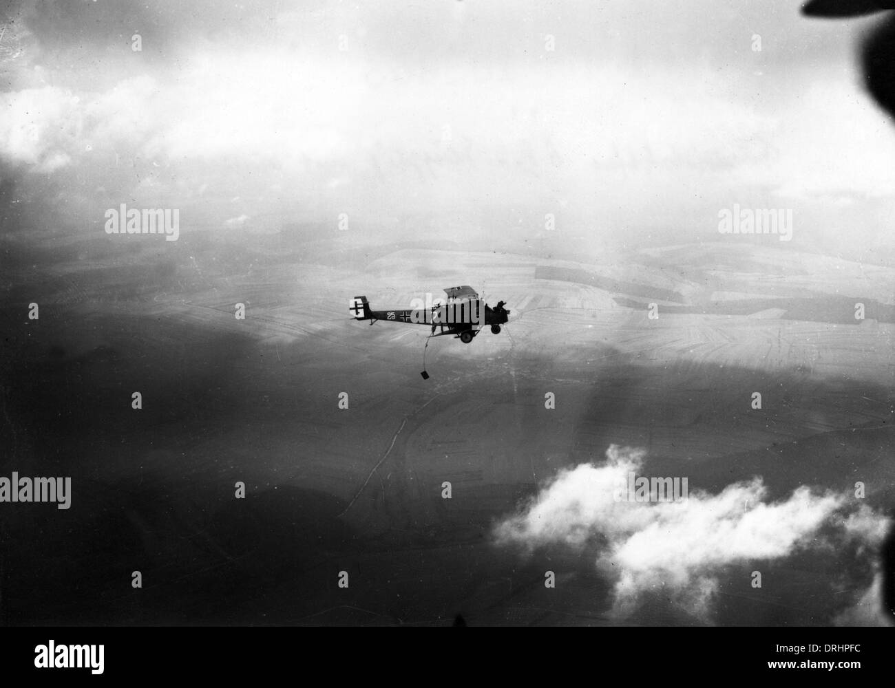 German Friedrichshafen G.III bomber plane, WW1 Stock Photo - Alamy