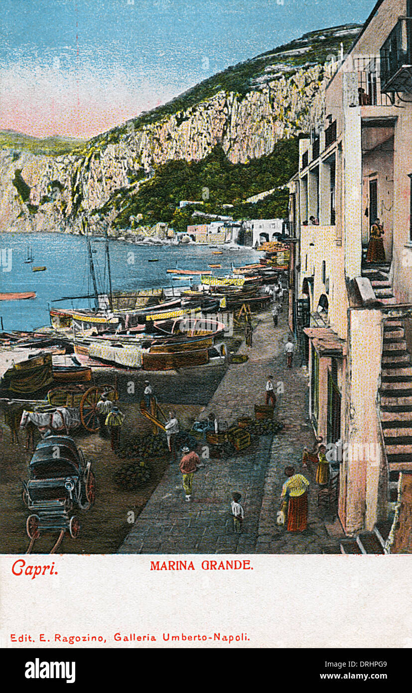 Capri, Italy - Marina Grande Stock Photo - Alamy