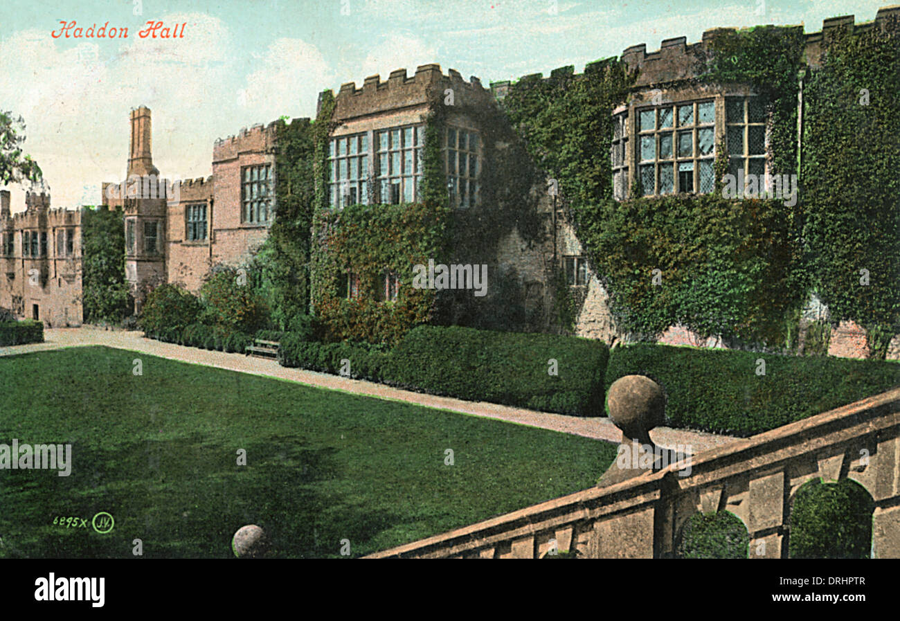 Haddon Hall - Exterior Stock Photo - Alamy