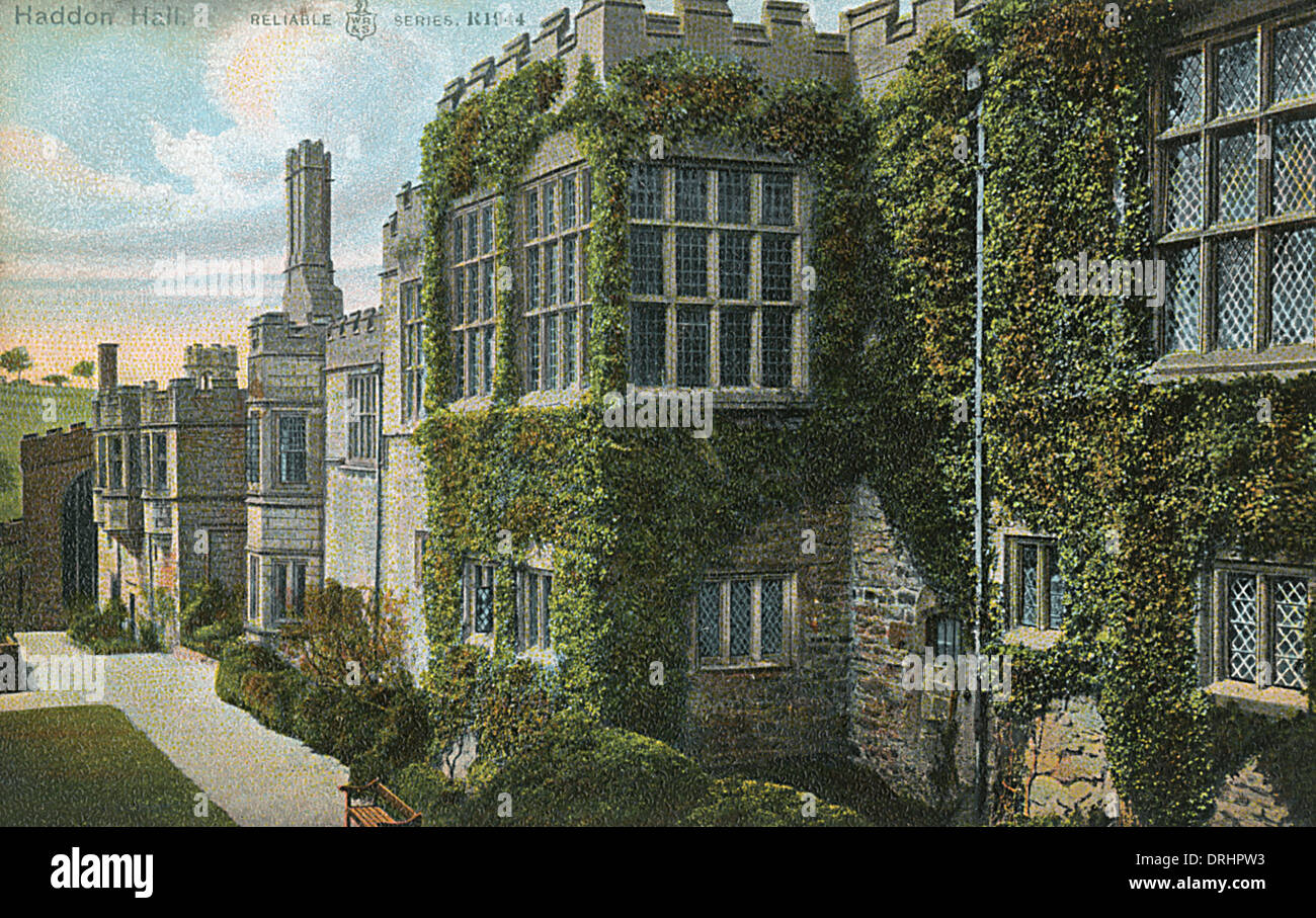 Haddon Hall - Exterior Stock Photo - Alamy