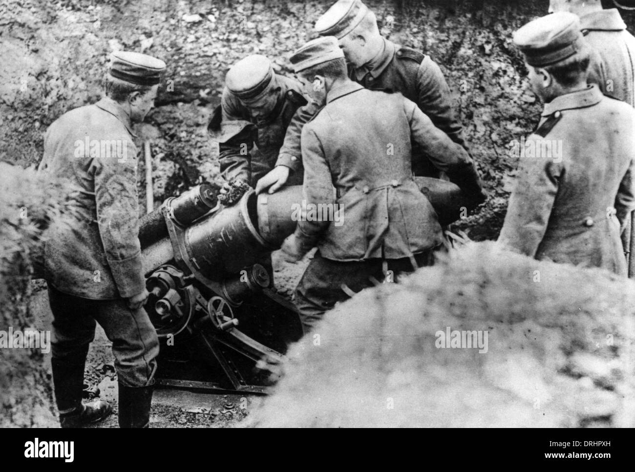 German troops load artillery hi-res stock photography and images - Alamy