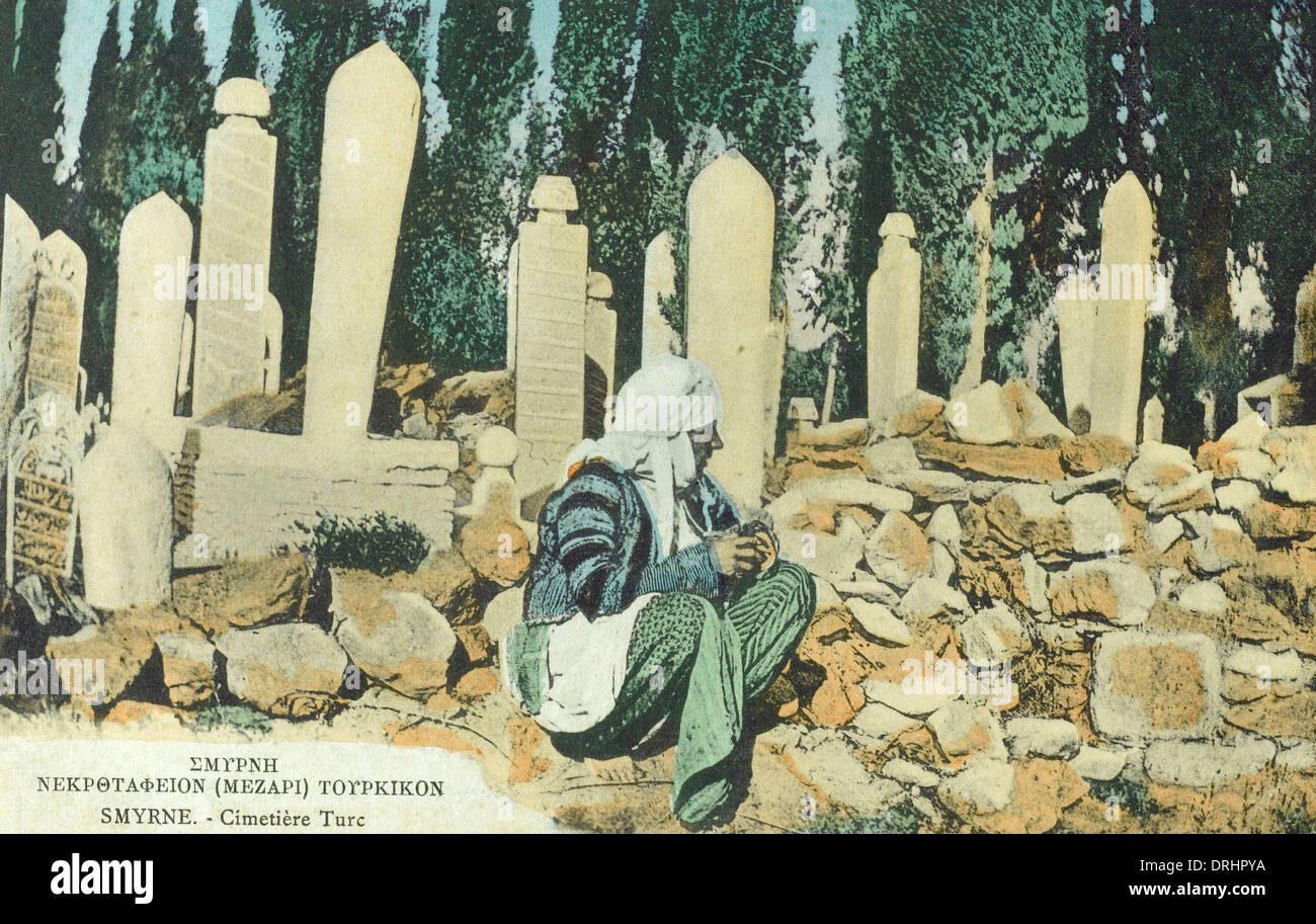 Turkish Cemetery at Izmir, Turkey Stock Photo - Alamy