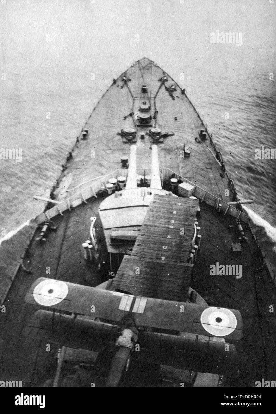 Sopwith Camel on board HMS Repulse, WW1 Stock Photo - Alamy
