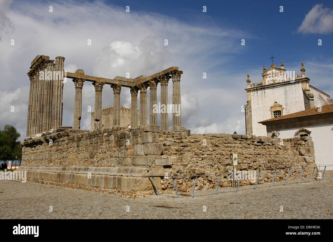 Portugal. Roman Temple of Evora. 1st century. Probably dedicated to the ...