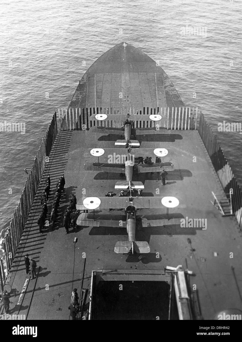 HMS Furious aircraft carrier, WW1 Stock Photo: 66159522 - Alamy