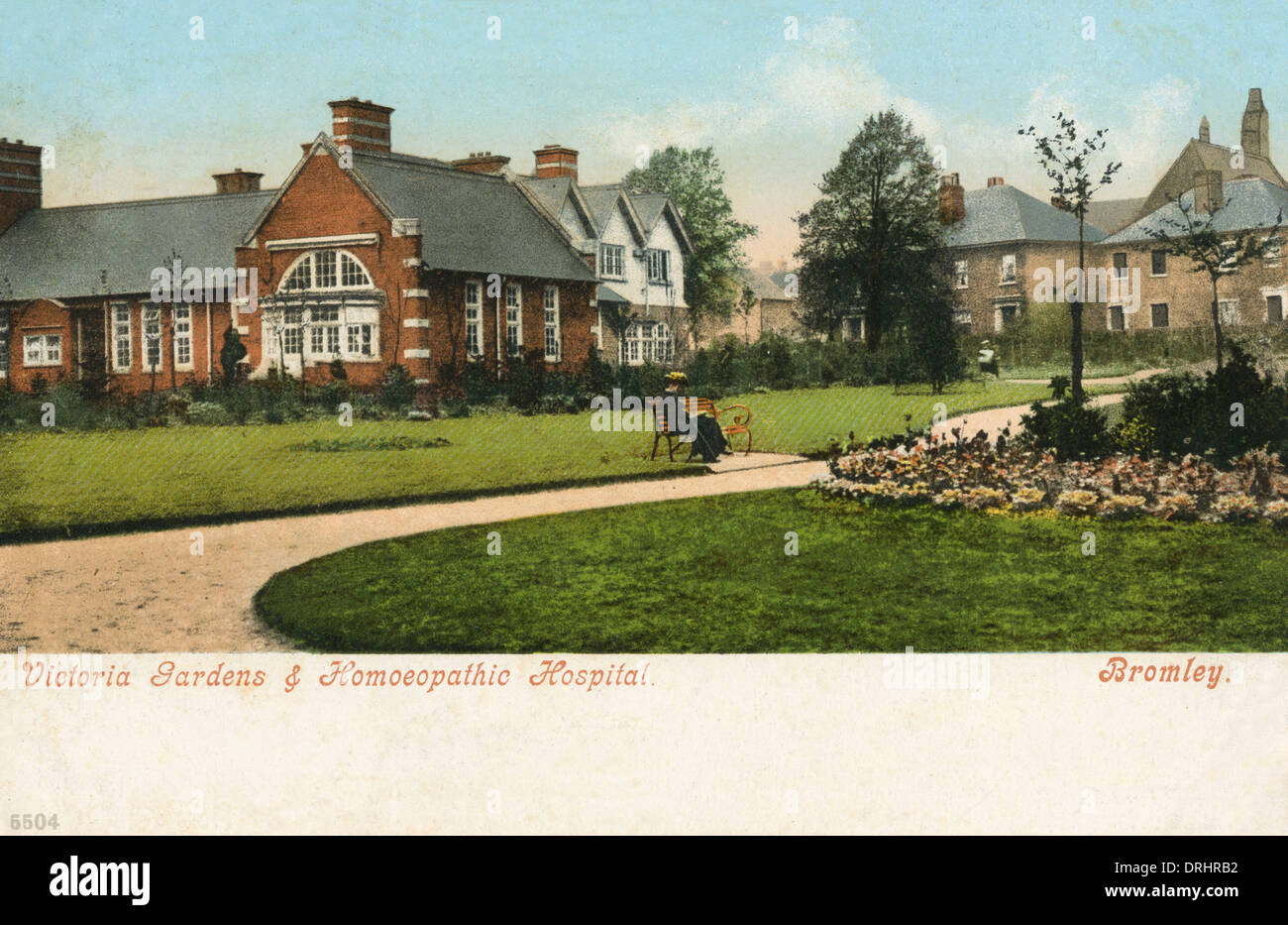 Victoria Gradens & Homeopathic Hospital, Bromley Stock Photo - Alamy