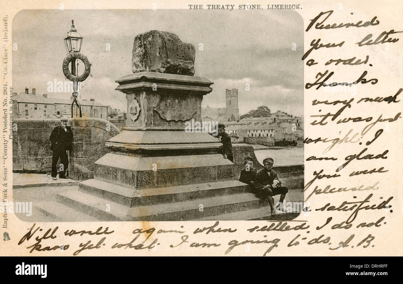 Treaty of limerick stone hi-res stock photography and images - Alamy