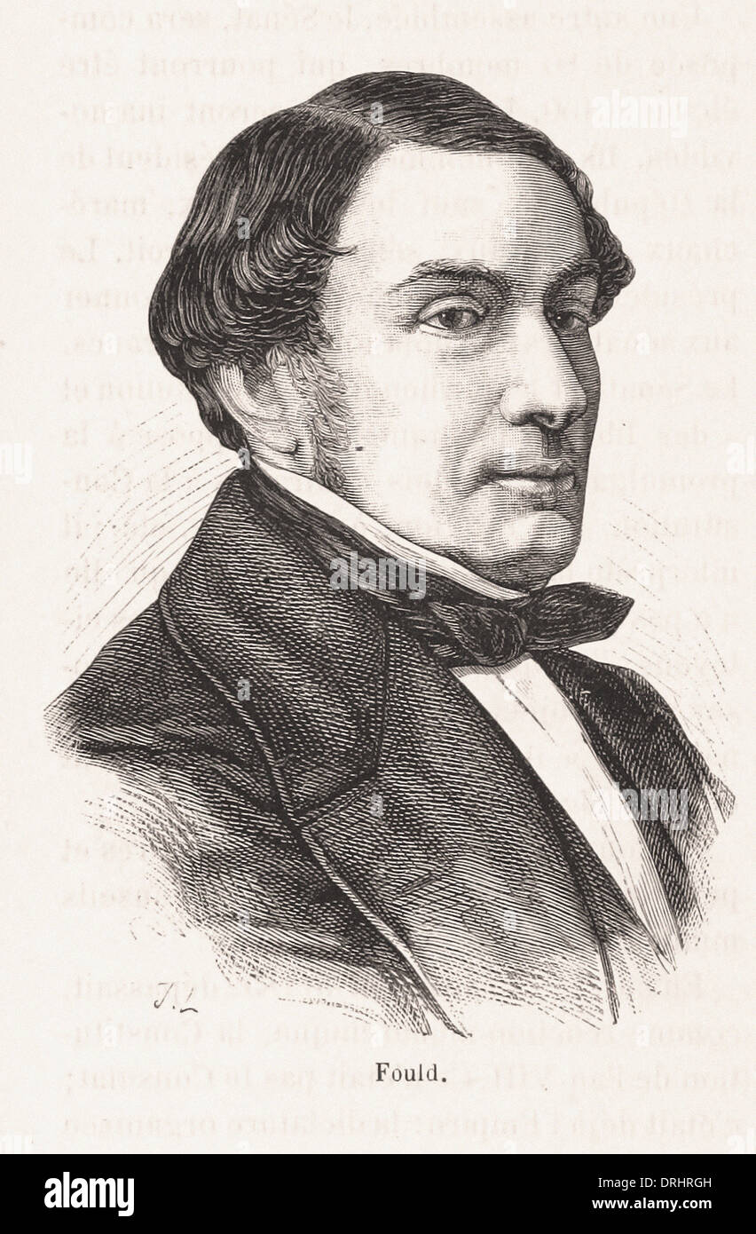 France portrait of fould french engraving xix th century hi-res stock ...