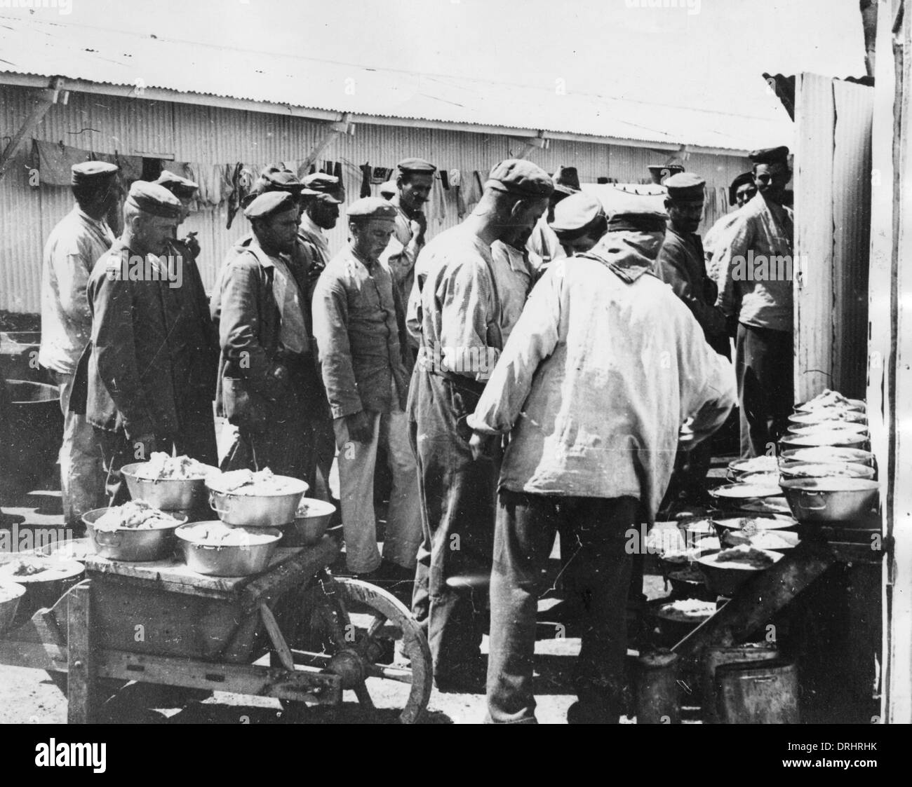 German prisoners of war, Casablanca, Morocco, WW1 Stock Photo - Alamy