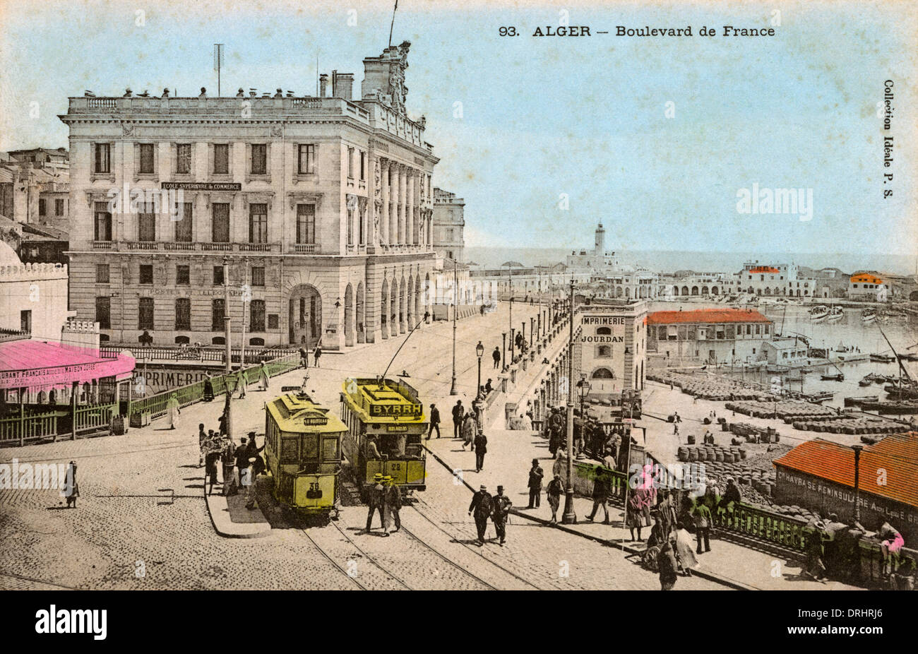 Algeria - Algiers, Boulevard de France et L'Amiraute Stock Photo - Alamy