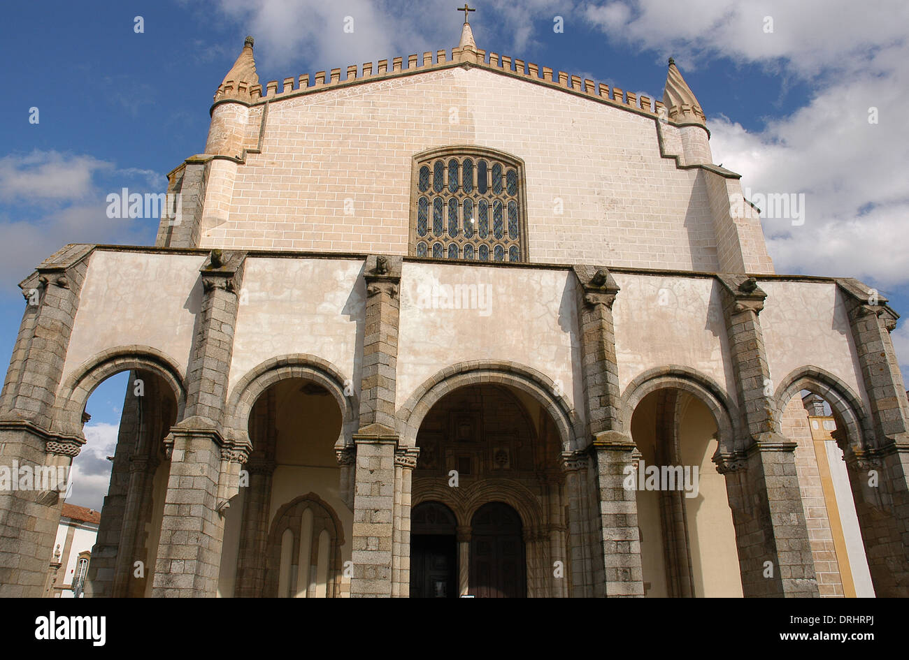 Portugal. Evora. Church of St. Francis or Chapel of the Bones. Gothic ...
