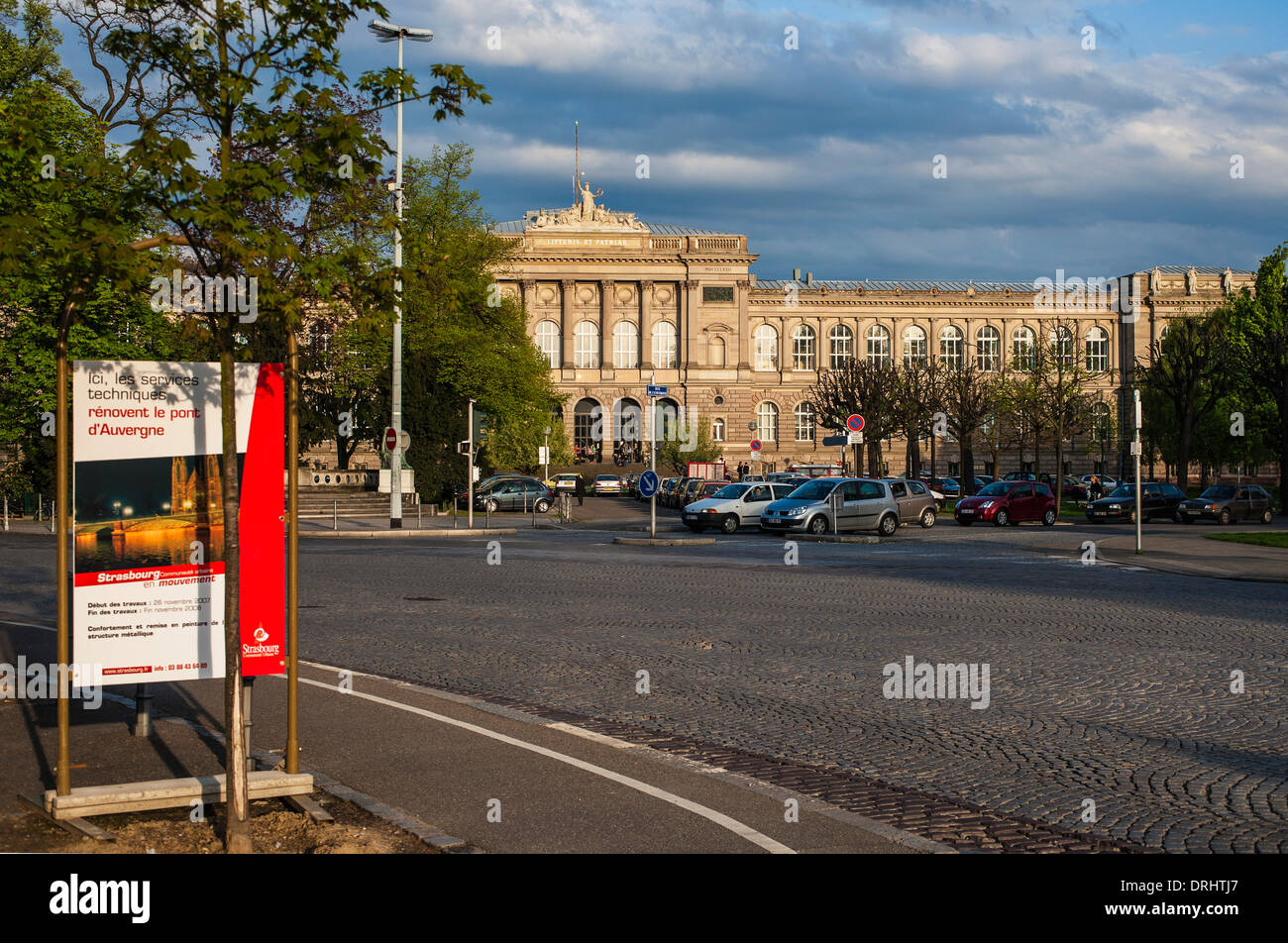 Palais Universitaire University building Strasbourg Alsace France Stock ...