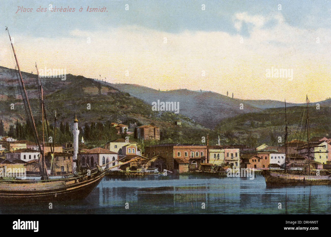 Harbour and Mosque at Izmit, Turkey Stock Photo - Alamy