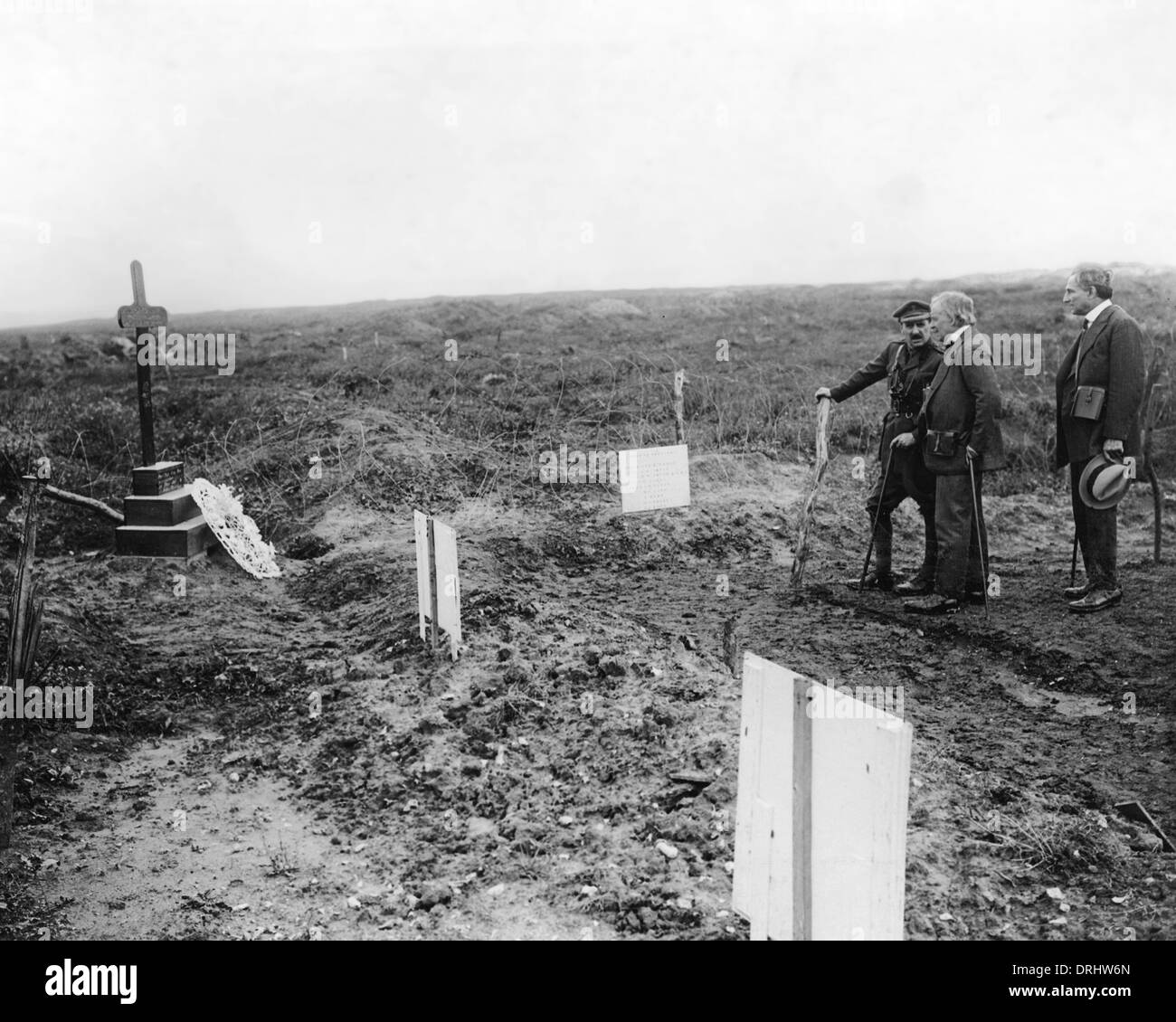 Lloyd George and Lord Reading, Western Front, WW1 Stock Photo - Alamy