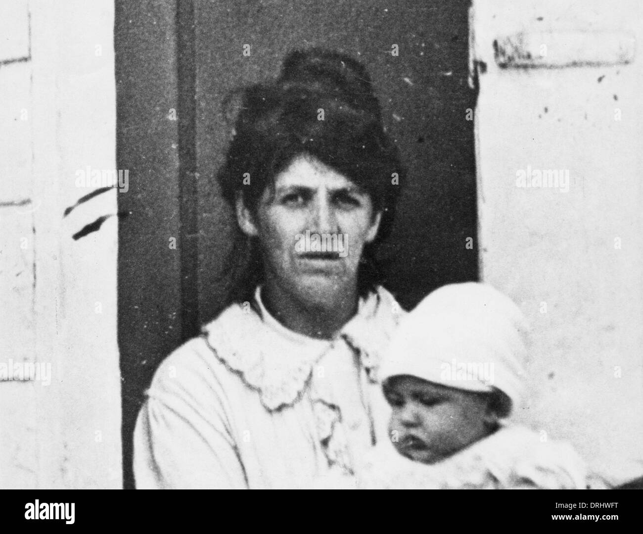 Belgian mother and baby, WW1 Stock Photo - Alamy