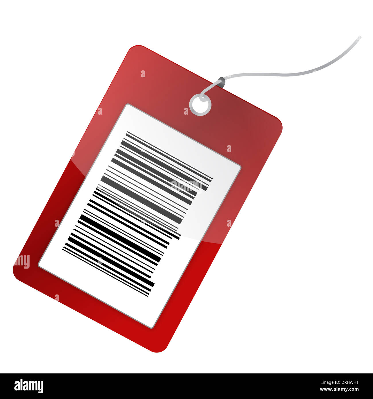 upc tag illustration design over a white background Stock Photo - Alamy